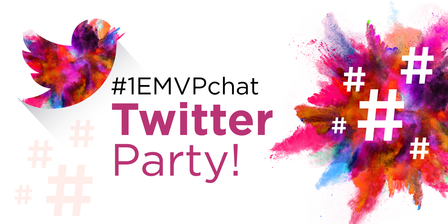 #1EMVPchat Twitter Party May 21st - 1E