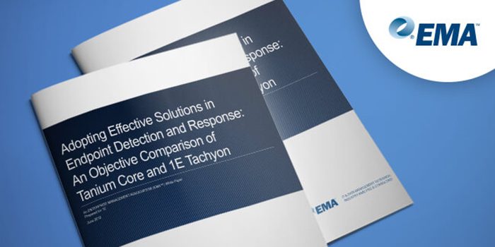 Comparison of Tanium Core and 1E Tachyon - 1E Resources