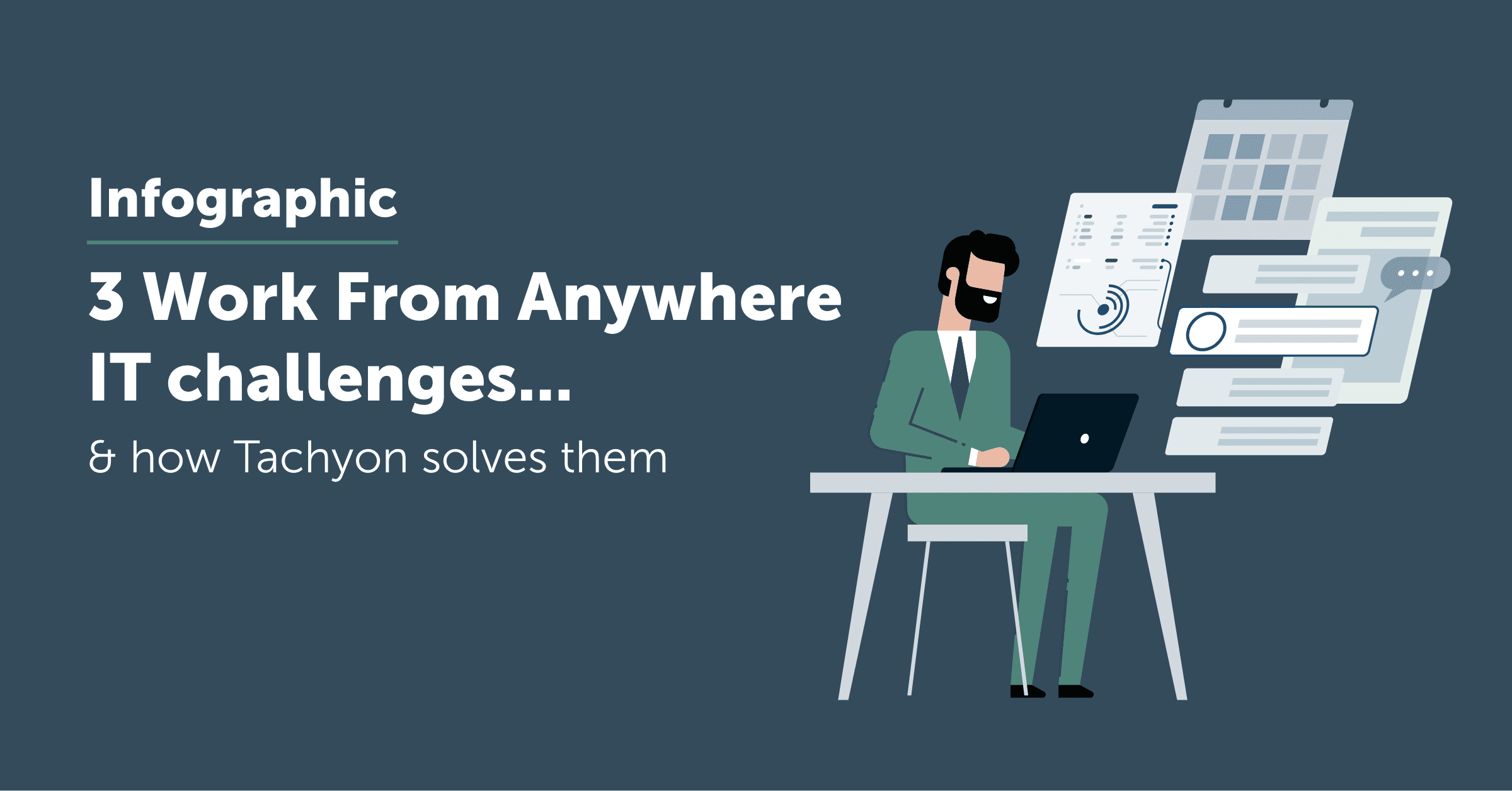 Infographic – 3 Work From Anywhere IT challenges…