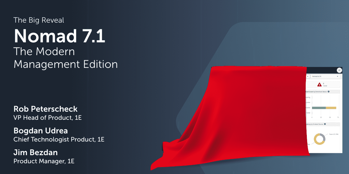 The Big Reveal - Nomad 7.1 - The Modern Management Edition